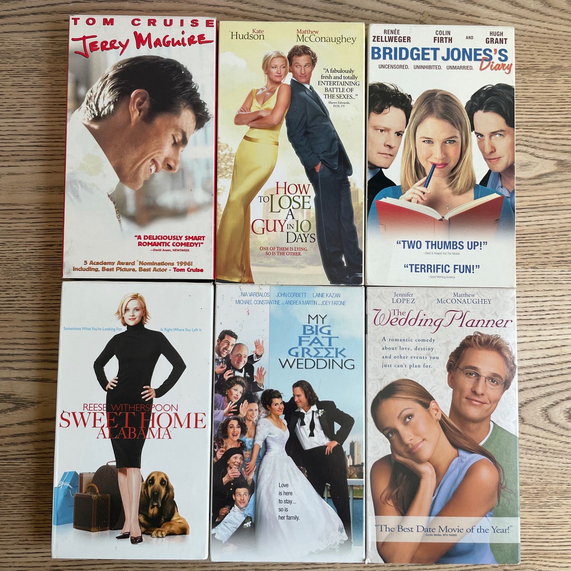 Vintage Early 2000s Rom-com VHS Movie Bundle - Romantic Comedies - Etsy