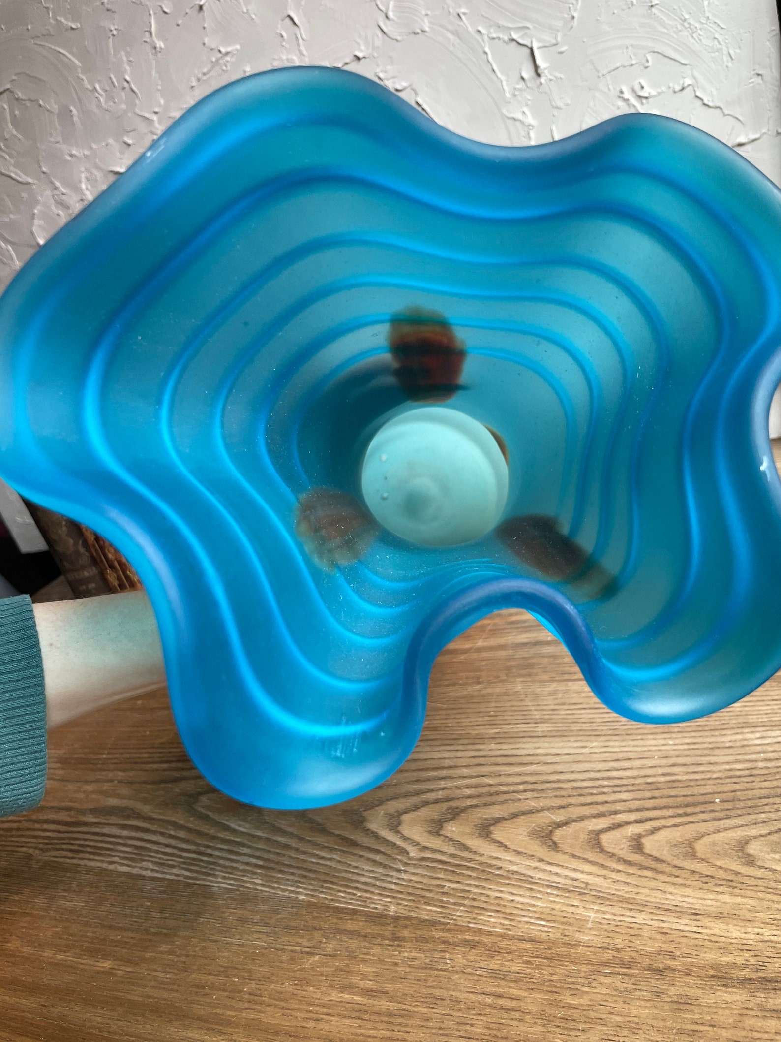 Stunning Vtg Azerbaijan Russian Baijan Glass Vase SIGNED E. ZAREH ...