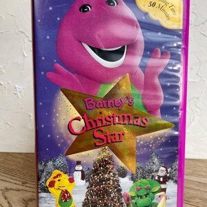 Vintage Barney's Christmas Star VHS 2002 -- Barney VHS Movie! Awesome ...