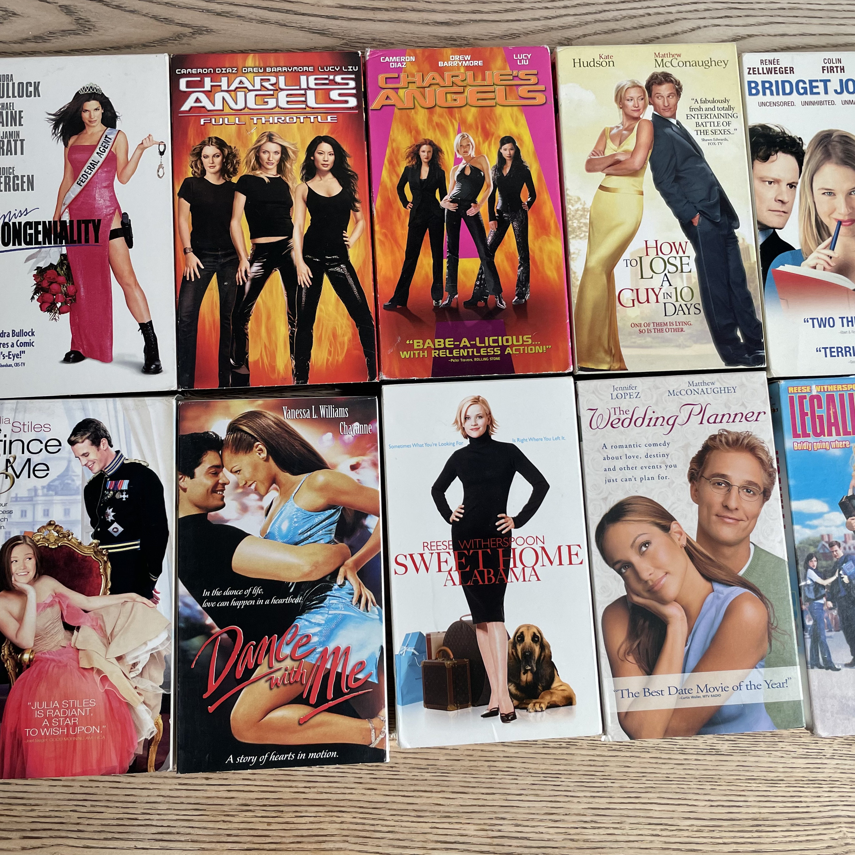 Cult Classic Romance-comedy VHS Movies 90s and Early 00s Movie Lot ...