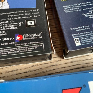 Vintage Dragon Ball Z Set of 7 VHS Tapes english Dubbed Vintage 2000 ...