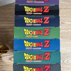 Vintage Dragon Ball Z Set of 7 VHS Tapes english Dubbed Vintage 2000 ...