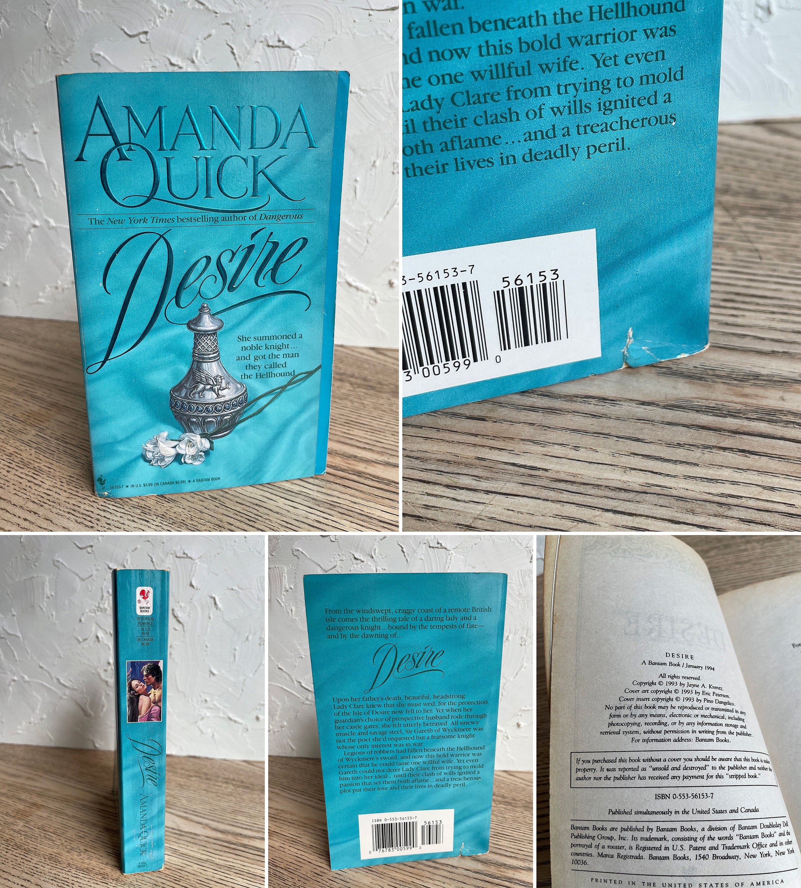 5 Vintage Historical Romance Books by Amanda Quick- Paperback Romance ...