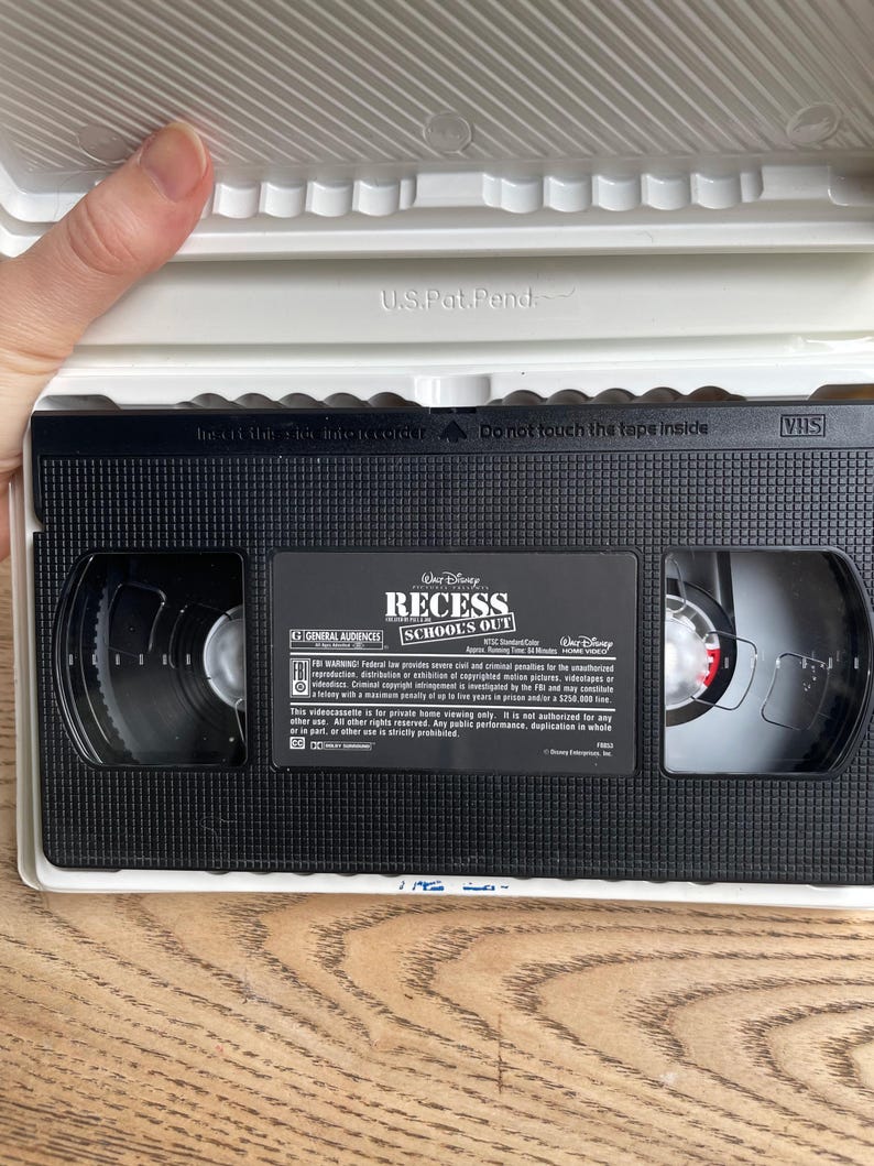 Vintage Recess: School's Out VHS Movies --nostalgic 2000s Kids Movie - Etsy