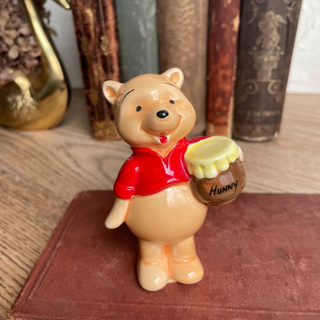 1990s Vintage Pooh Bear Figurine Made in Japan --collectible Winnie the ...