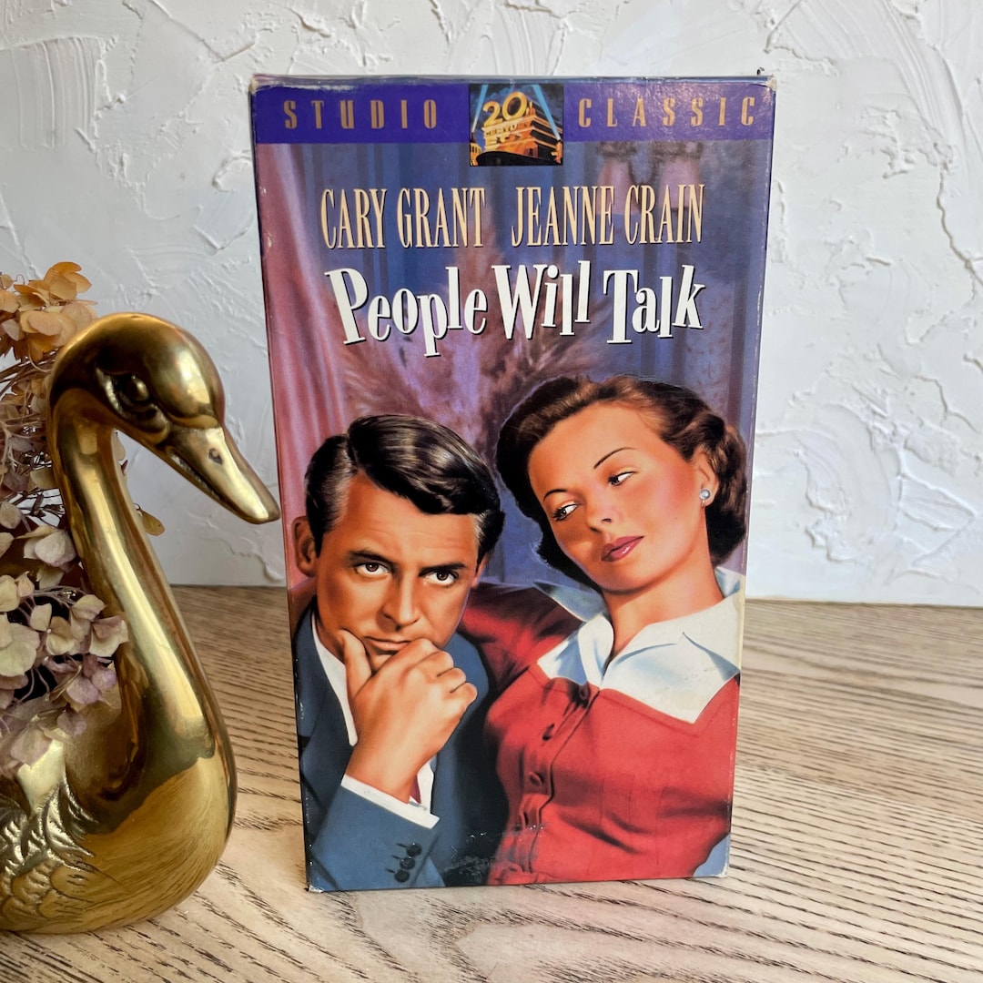 Vintage "people Will Talk" VHS Starring Cary Grant & Jeanne Crain ...