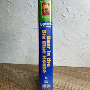 1998 Bear in the Big Blue House VHS Clamshell. Volume 1: Home is Where ...