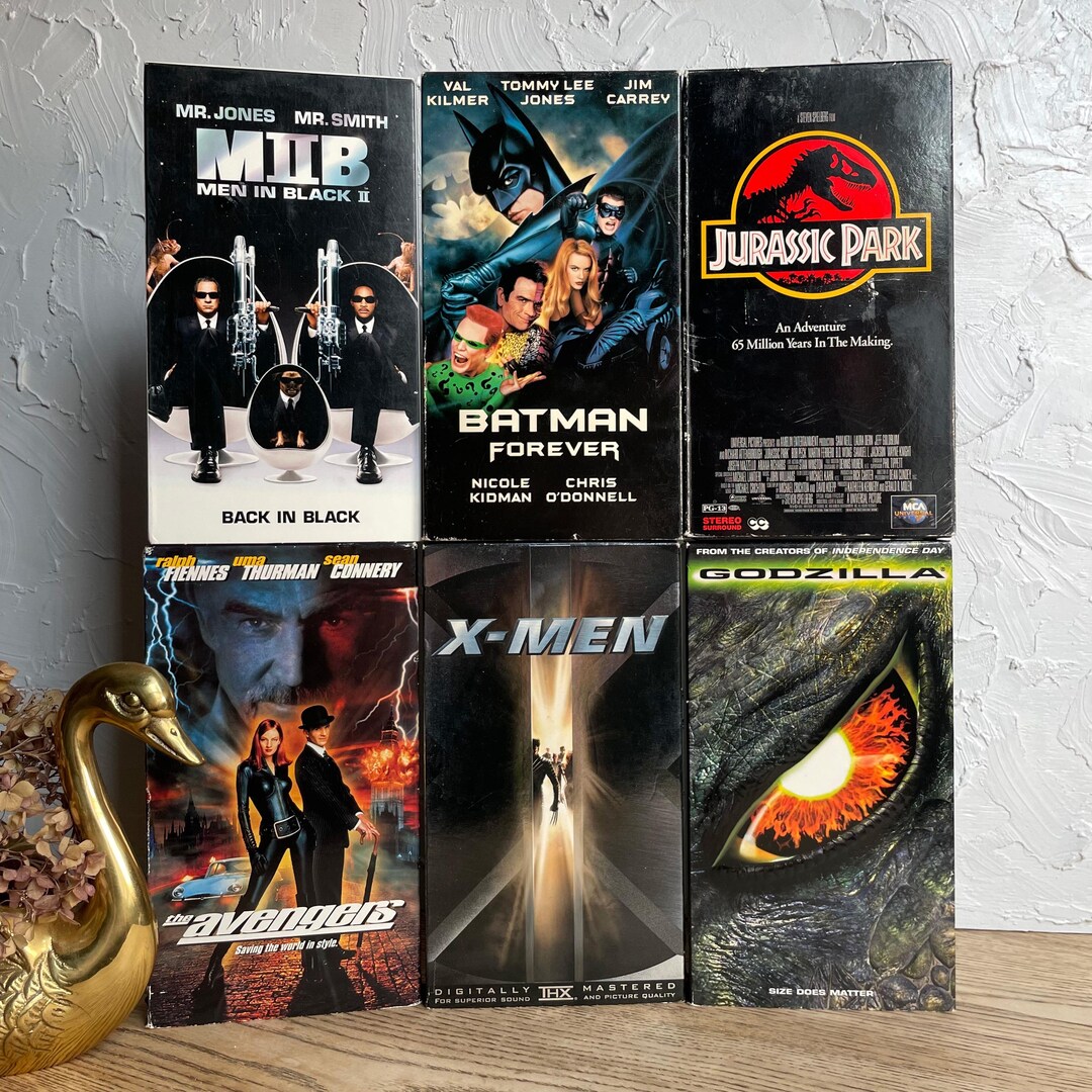 1990s & Early 00s Sci-fi/action/super Hero VHS Movie Bundle: Batman ...