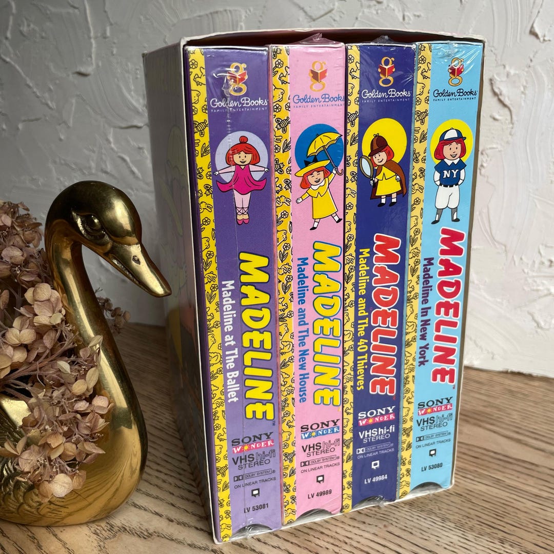 SEALED Madeline VHS Box Set Includes 4 VHS Tapes -1990s Kids Animation ...