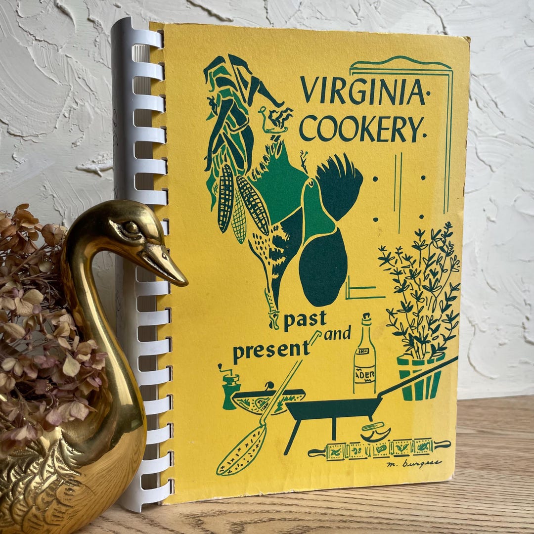 Vintage Virginia Cookery Past & Present Cookbook, Southern Living ...