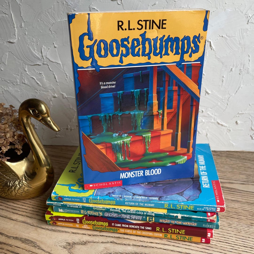 Vintage 1990s Goosebumps Book Bundle -halloween Spooky Season Book ...
