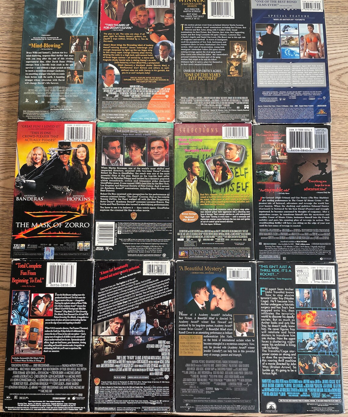 Vintage VHS Lot of 12 Cult Classic Action Movies good Fellas - Etsy
