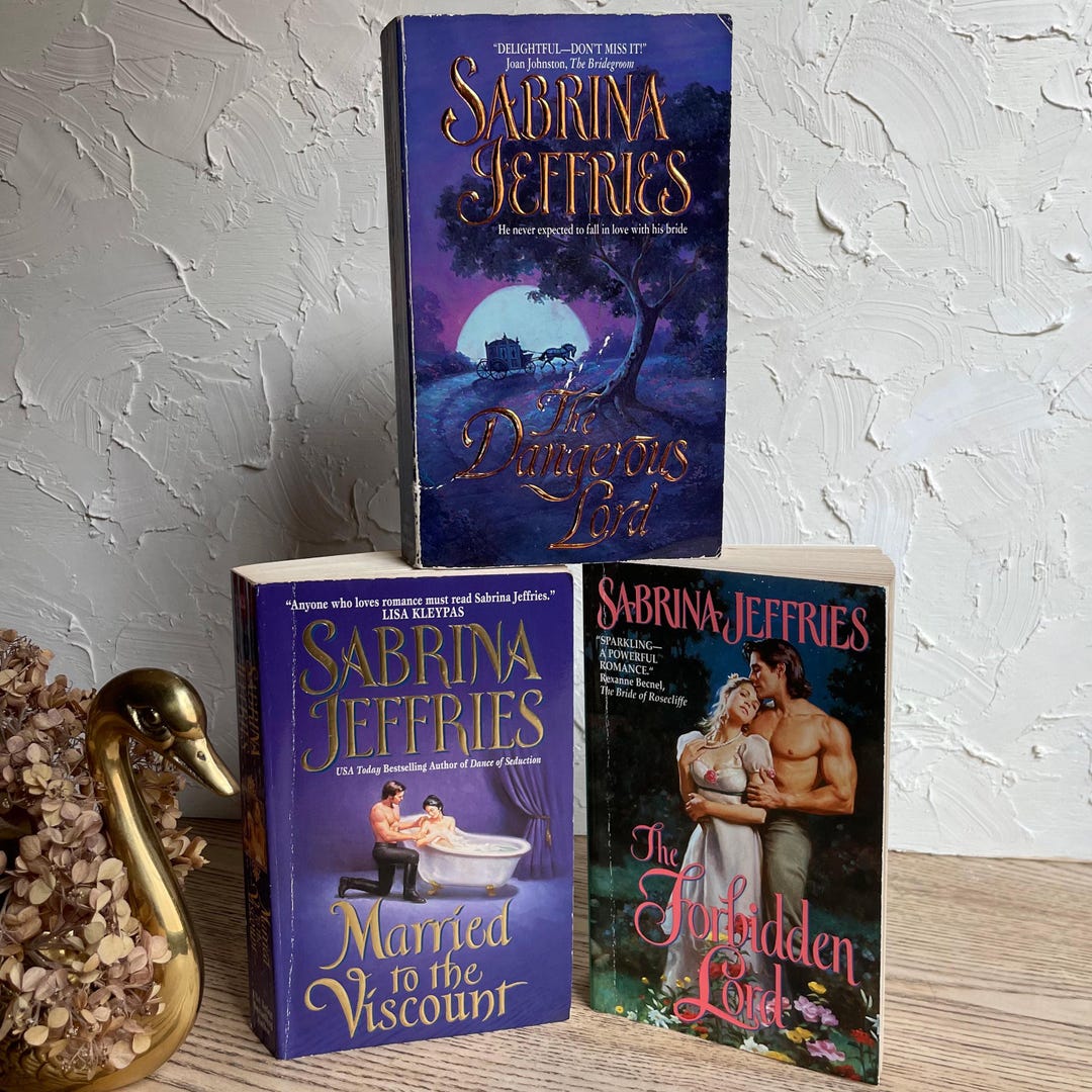 Vintage Sabrina Jeffries Historical Romance Book Bundle -the Dangerous ...