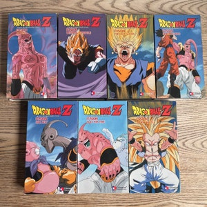 Vintage Dragon Ball Z Set of 7 VHS Tapes english Dubbed Vintage 2000 ...