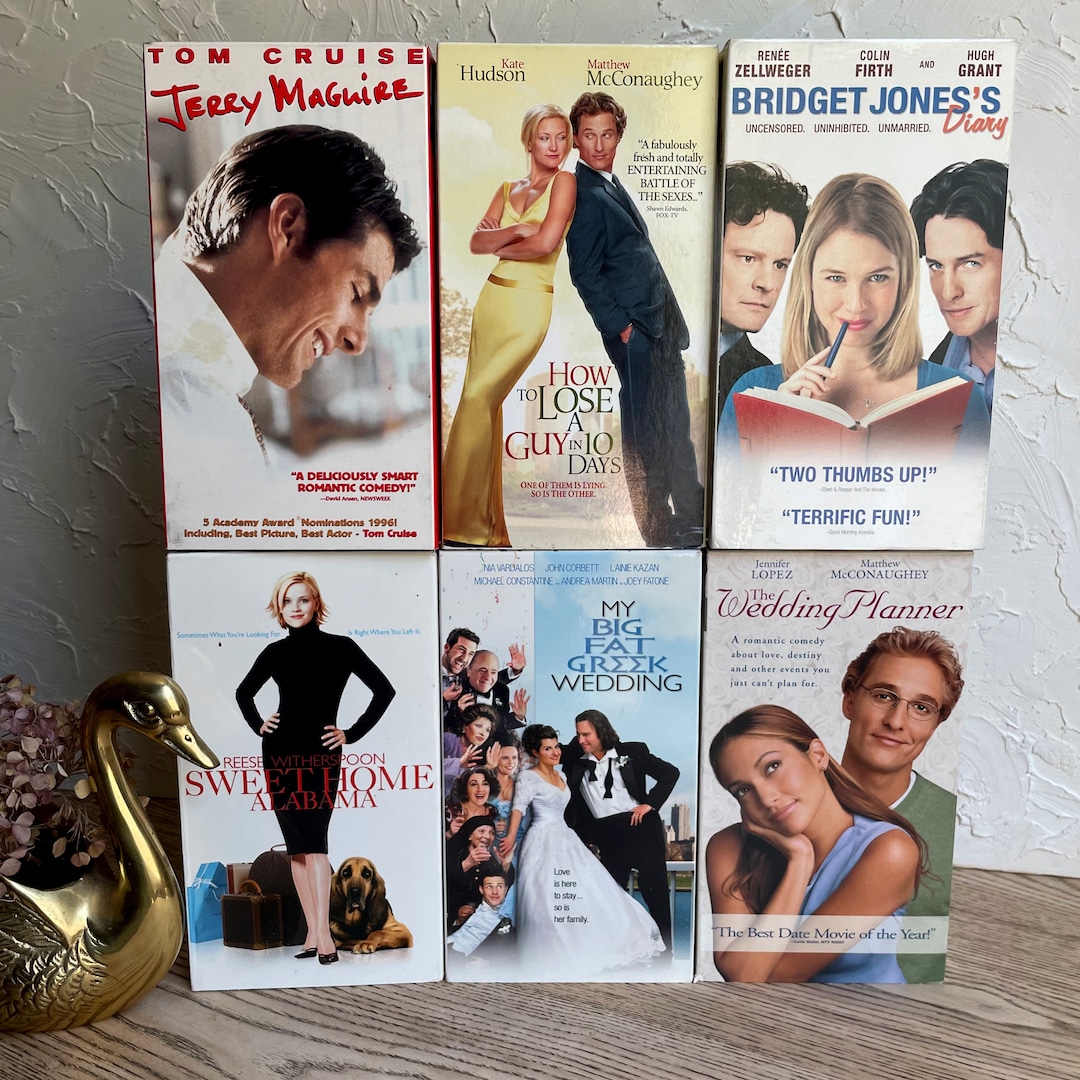 Vintage Early 2000s Rom-com VHS Movie Bundle - Romantic Comedies - Etsy