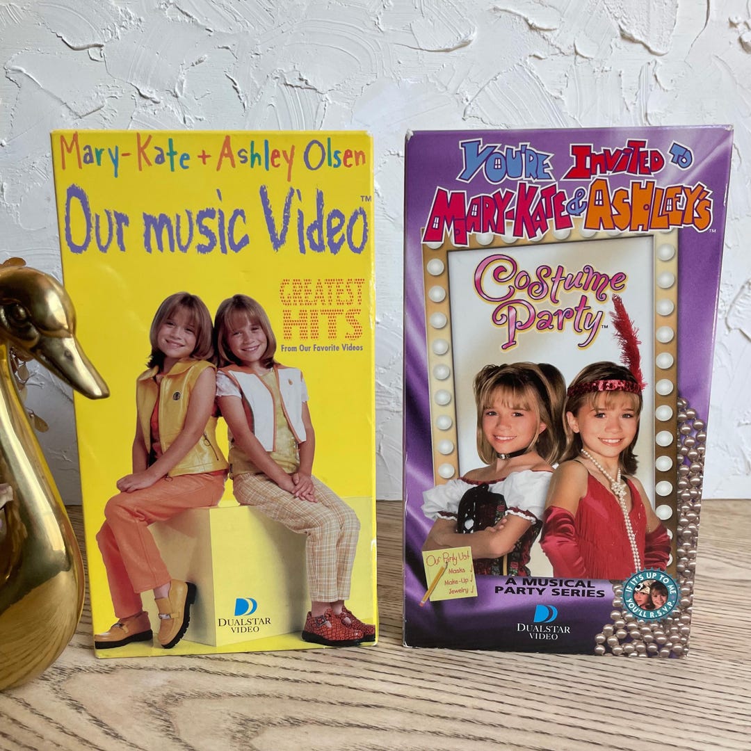 Vintage 1990s Mary-kate & Ashely Olsen VHS Movies -our Music Video ...
