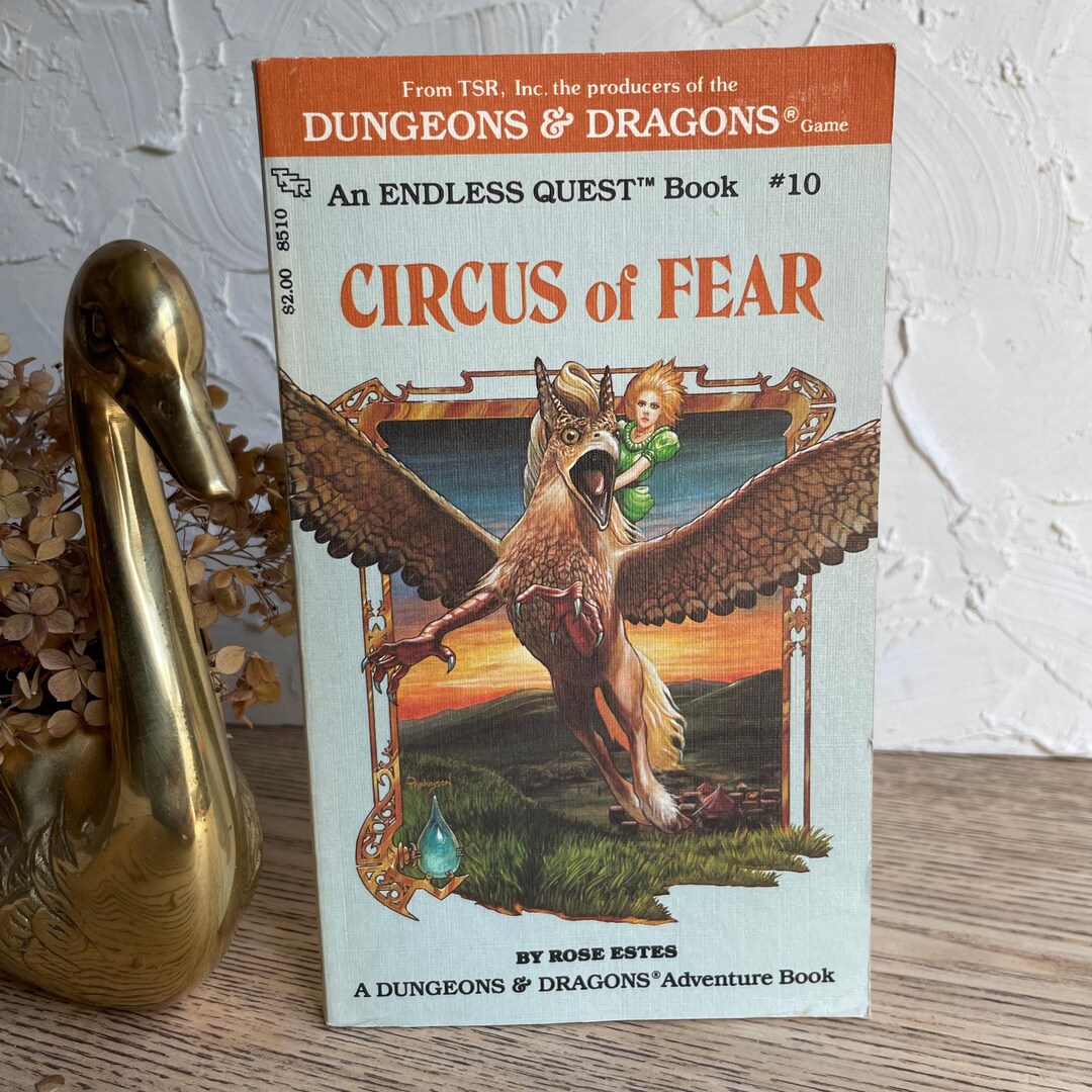 Vintage Dungeons & Dragons Endless Quest Book #10 Circus of Fear 1983 ...