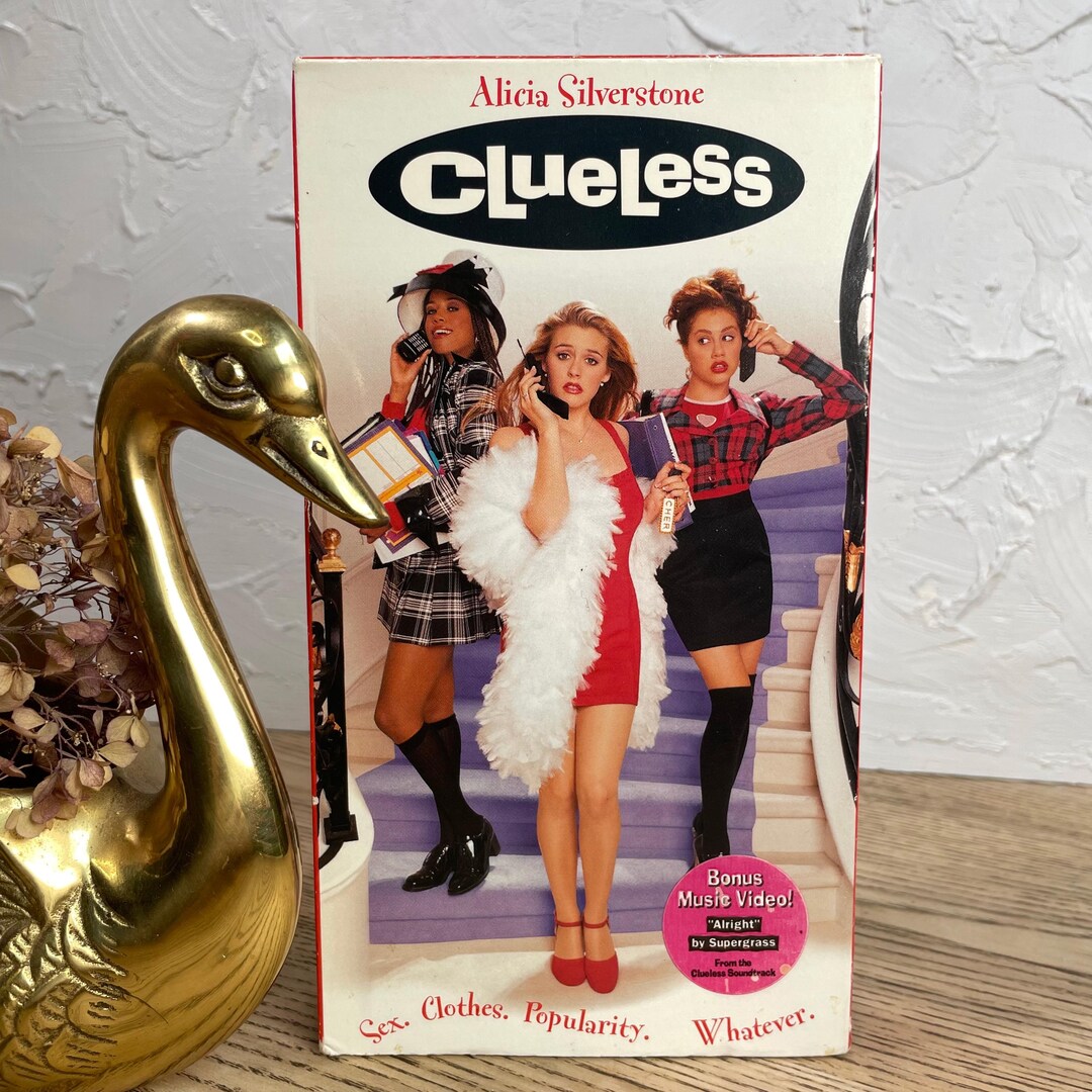 1990s Clueless VHS-- Cult Classic Teen Movies -- Starring Alicia ...