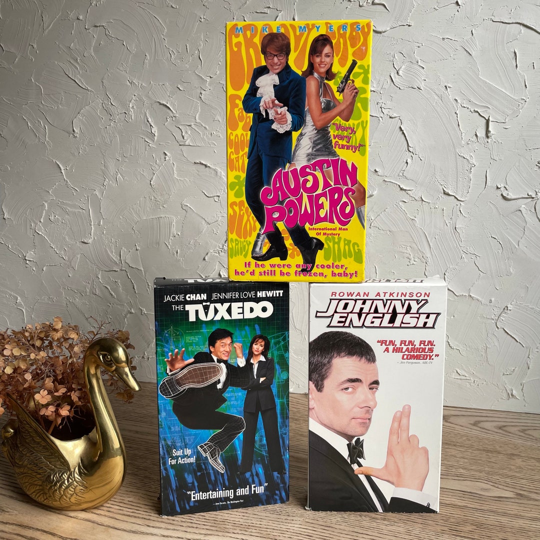 Vintage Early 2000s Comedy Action spy VHS Movies johnny English the ...