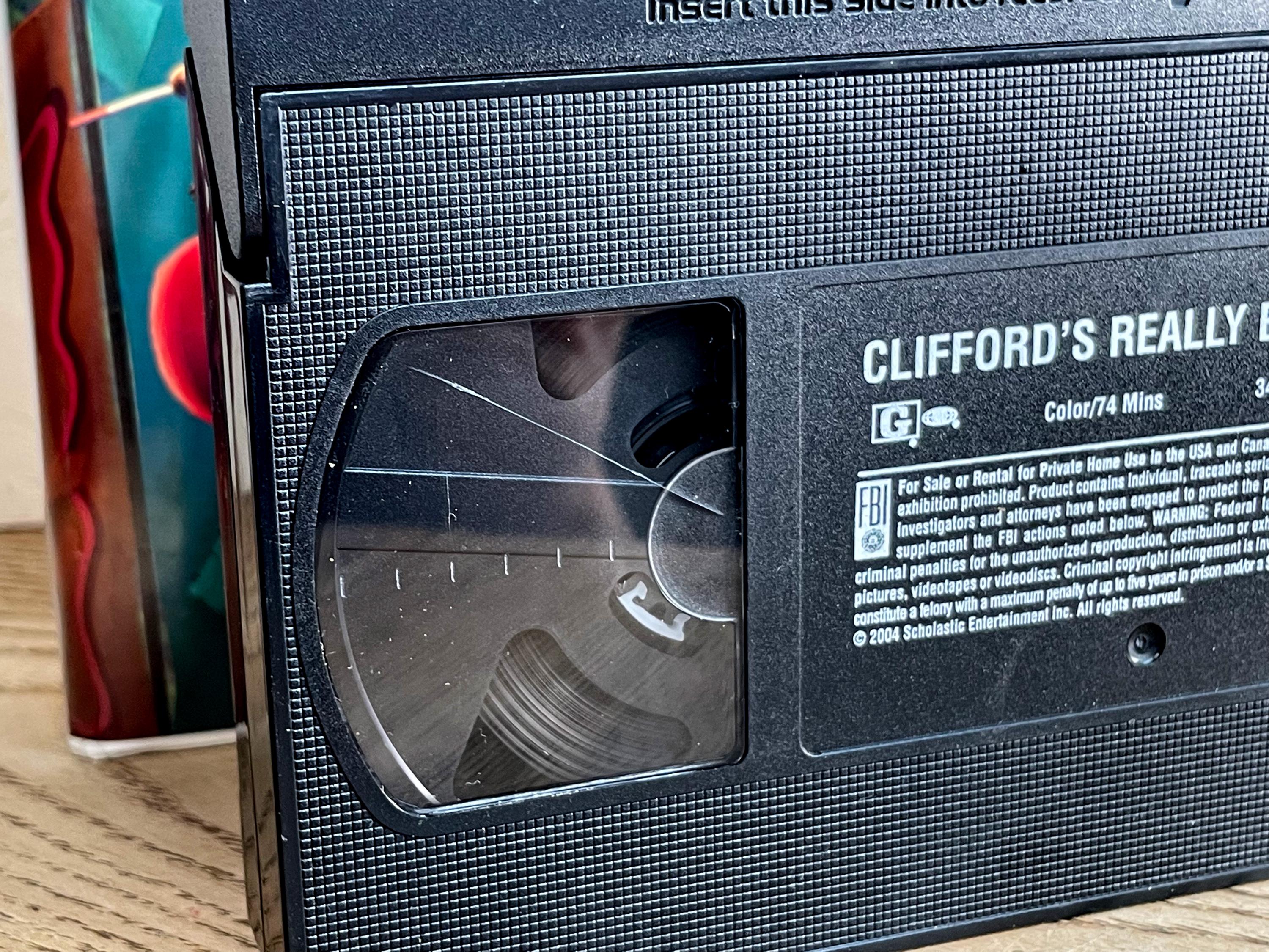 2000s Clifford's Really Big Movie VHS Clamshell --nostalgic Kids Vhs - Etsy