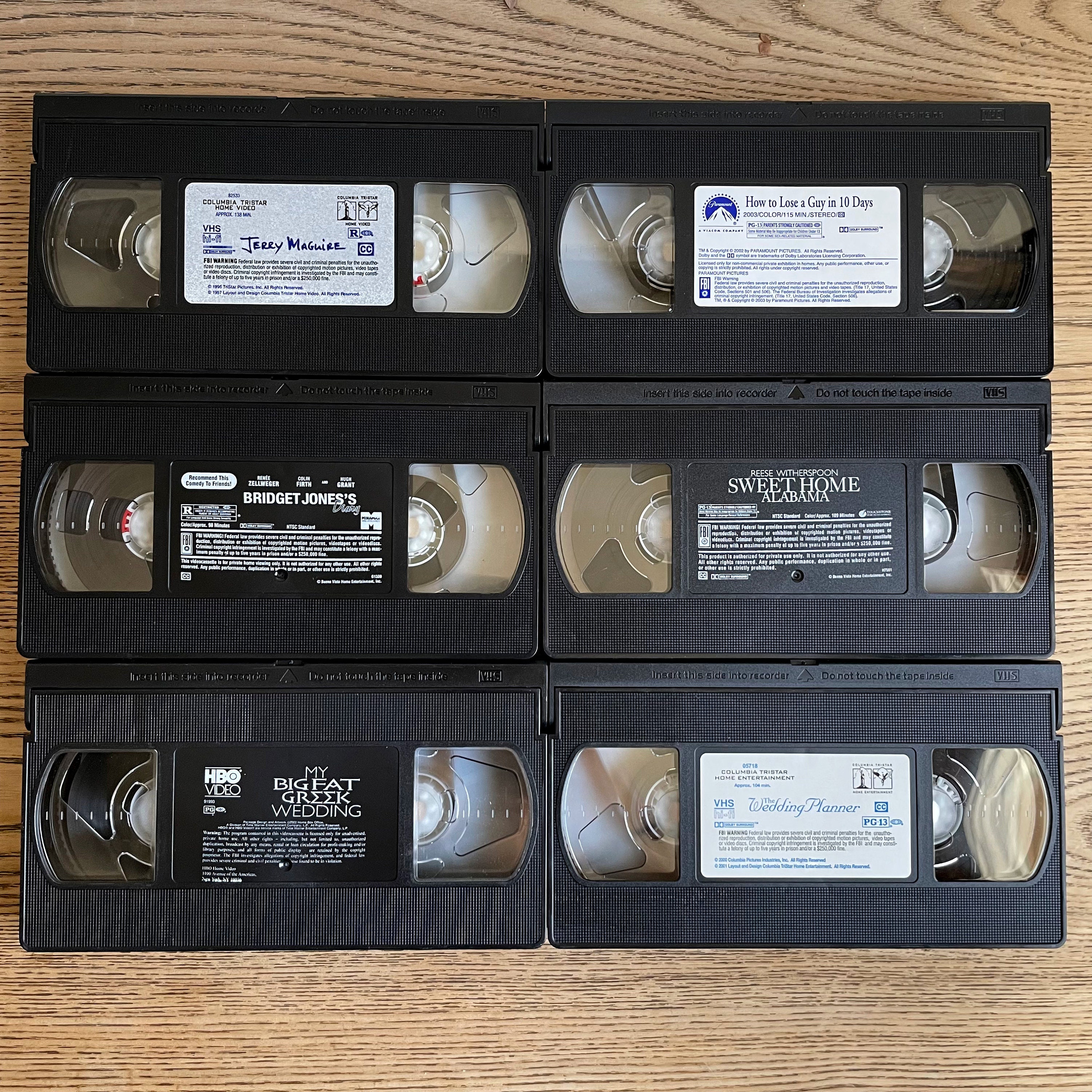 Vintage Early 2000s Rom-com VHS Movie Bundle - Romantic Comedies - Etsy