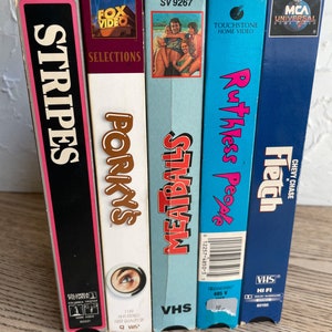 1980s Comedy VHS Movie Bundle - Funny 80s Movies - Etsy
