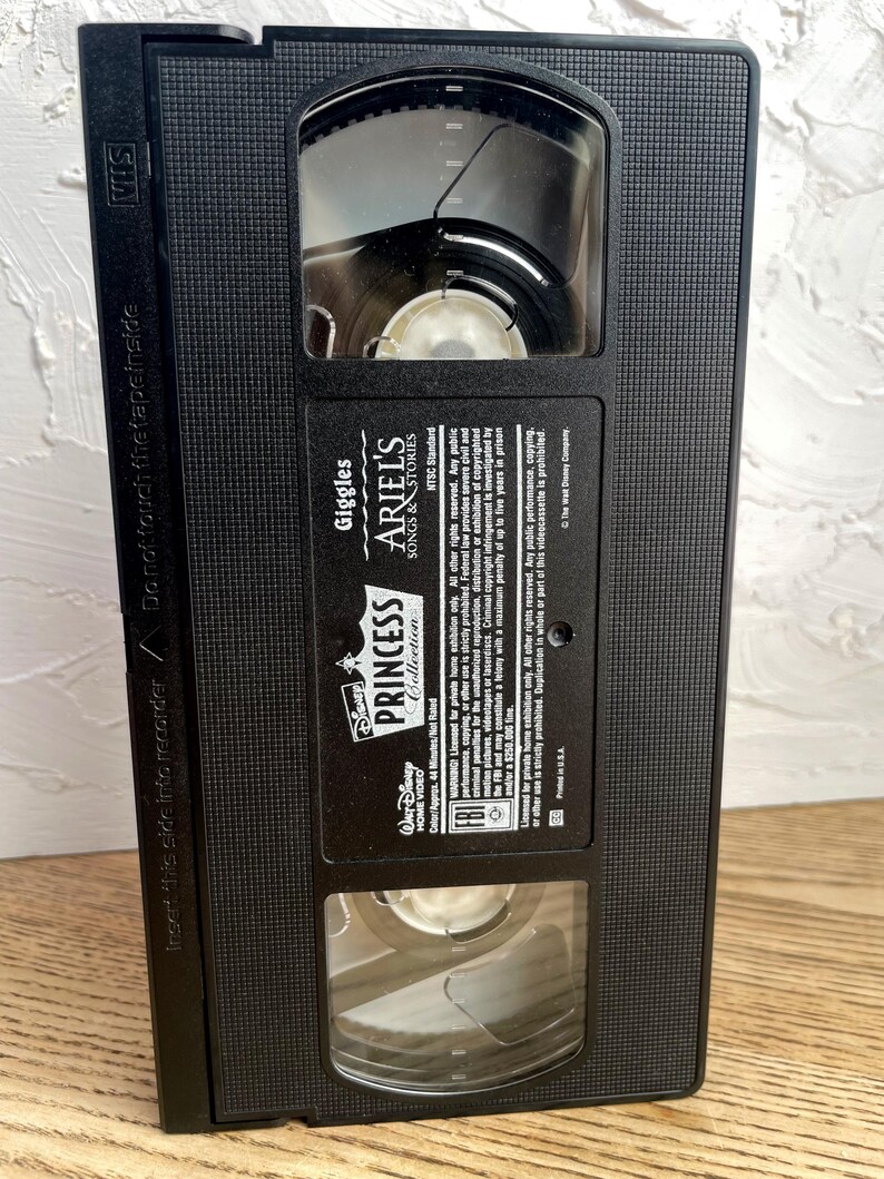 1990s Princess Collection: Giggles-- Ariel's Songs & Stories VHS - Etsy