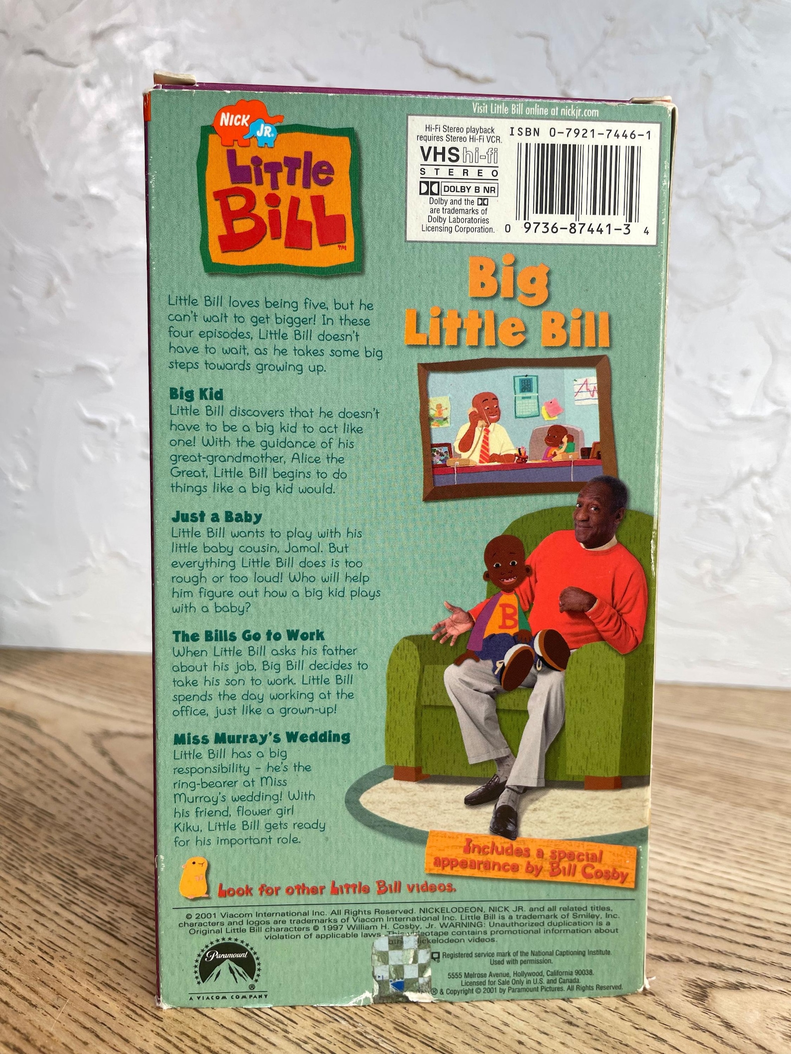 Vintage "little Bill - Big Little Bill" (VHS, 2001) --nick Jr ...