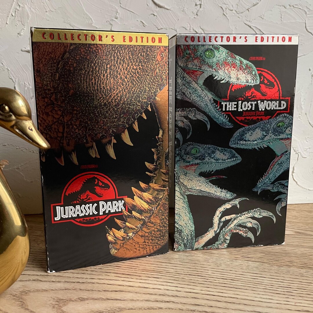 Vintage Jurassic Park & the Lost World:jurassic Park VHS Set ...