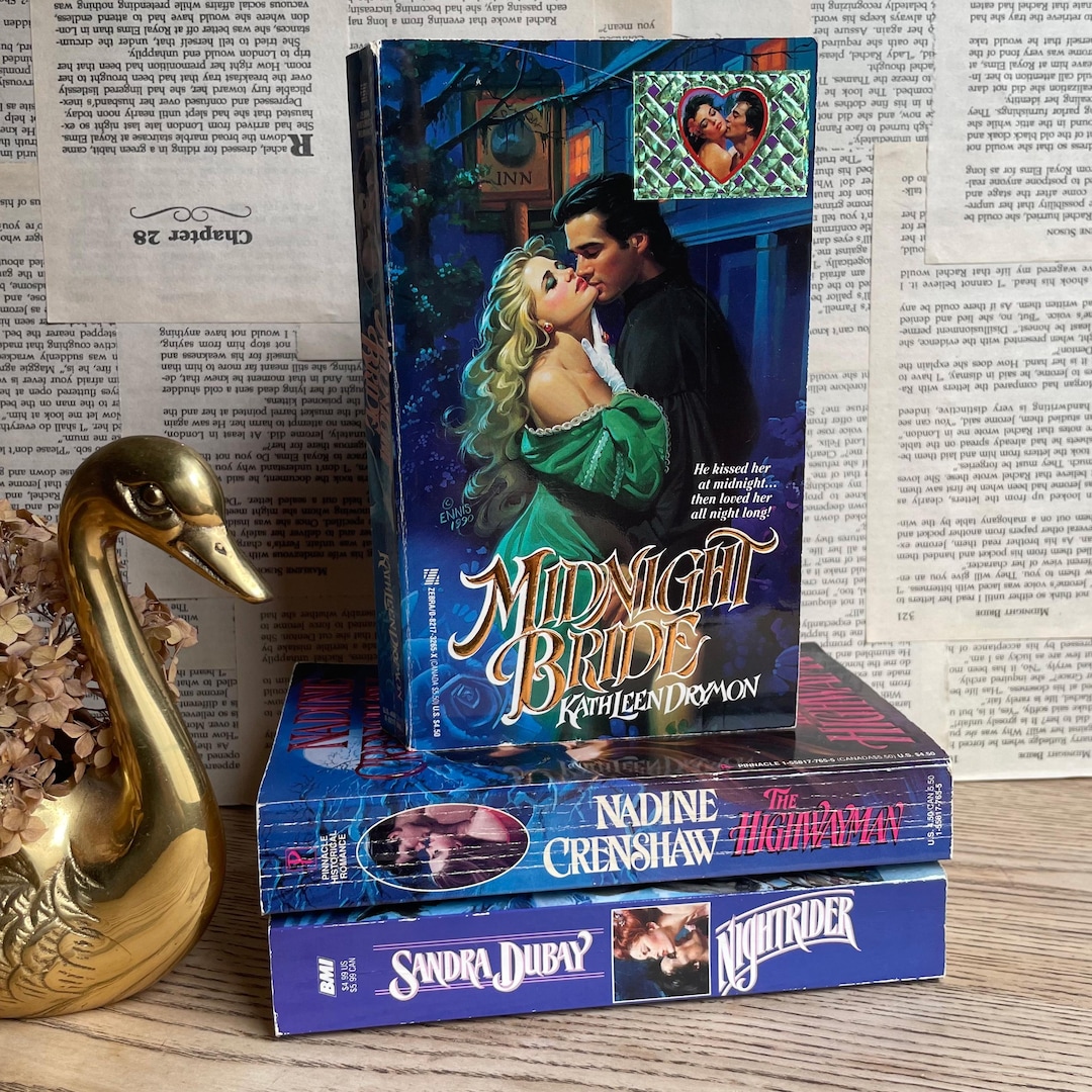 1990s Highwayman Historical Romance Book Bundle of 3 -blue Book Bundle ...