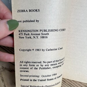 LIKEW NEW-- Breathless Passion by Catherine Creel --1980s Historical ...