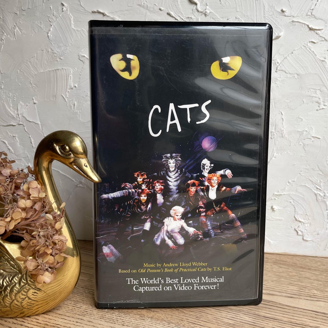 Cats The Musical 1998 Vhs Black Clamshell Longest Running Musical In