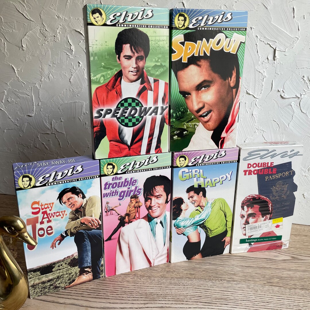 Vintage Elvis Presley VHS Bundle - 1960s Movies - Etsy