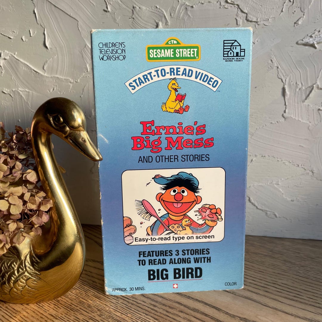 1990s Sesame Street Start-to-read: Ernie's Big Mess and Other Stories ...