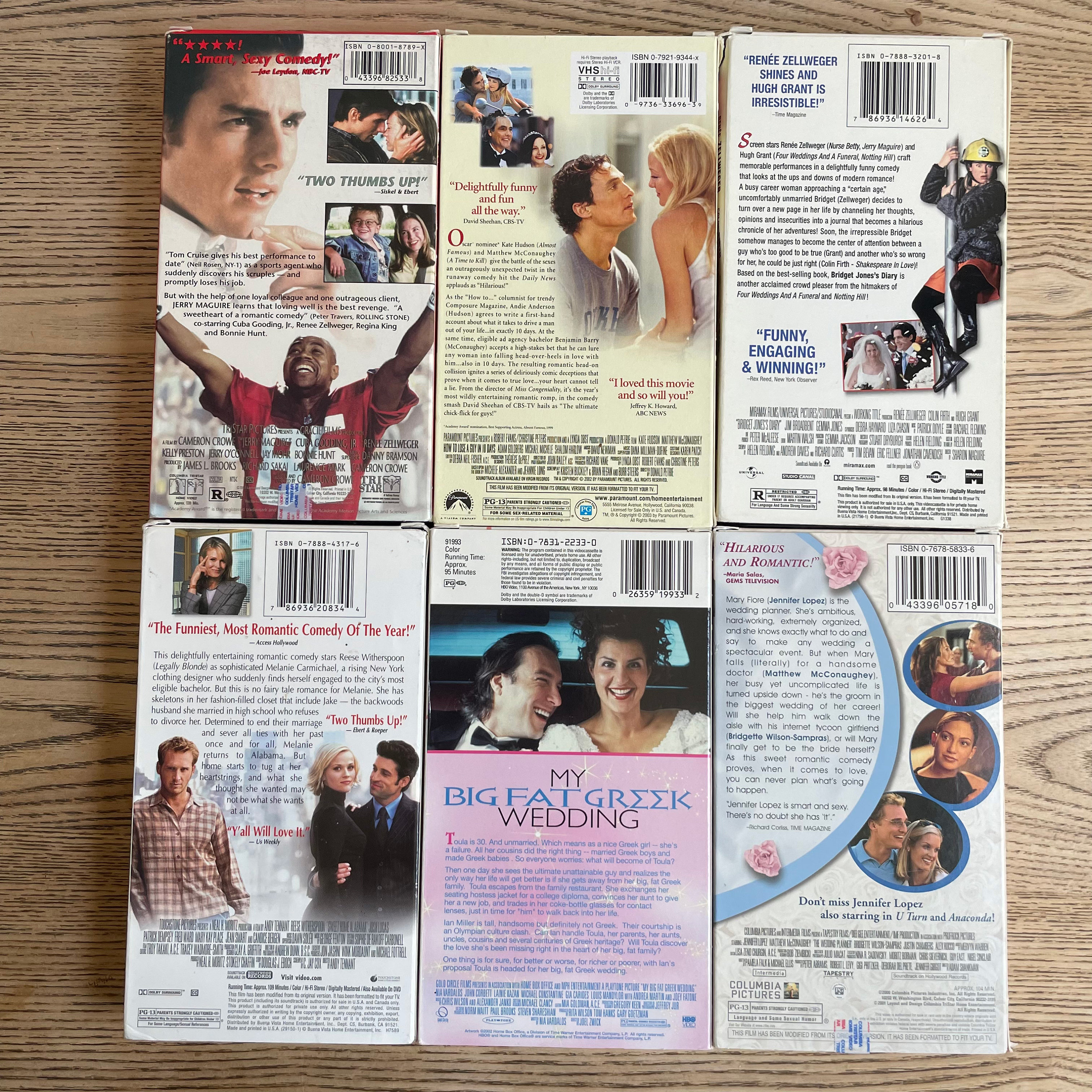 Vintage Early 2000s Rom-com VHS Movie Bundle - Romantic Comedies - Etsy
