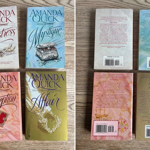 4 Vintage Historical Romance Books by Amanda Quick- Paperback Romance ...