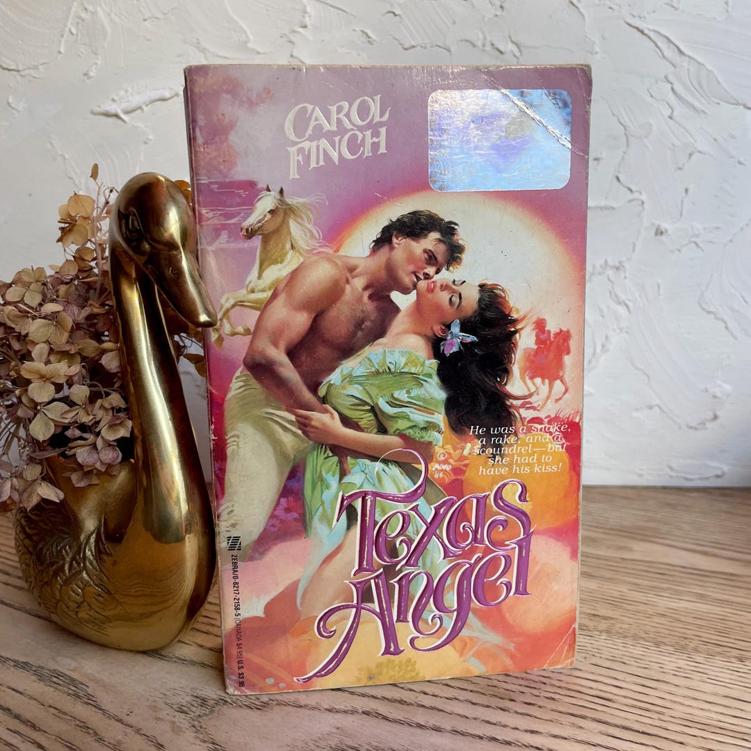 Texas Angel by Carol Finch -- Western Historical Romance -- 1980s Zebra ...