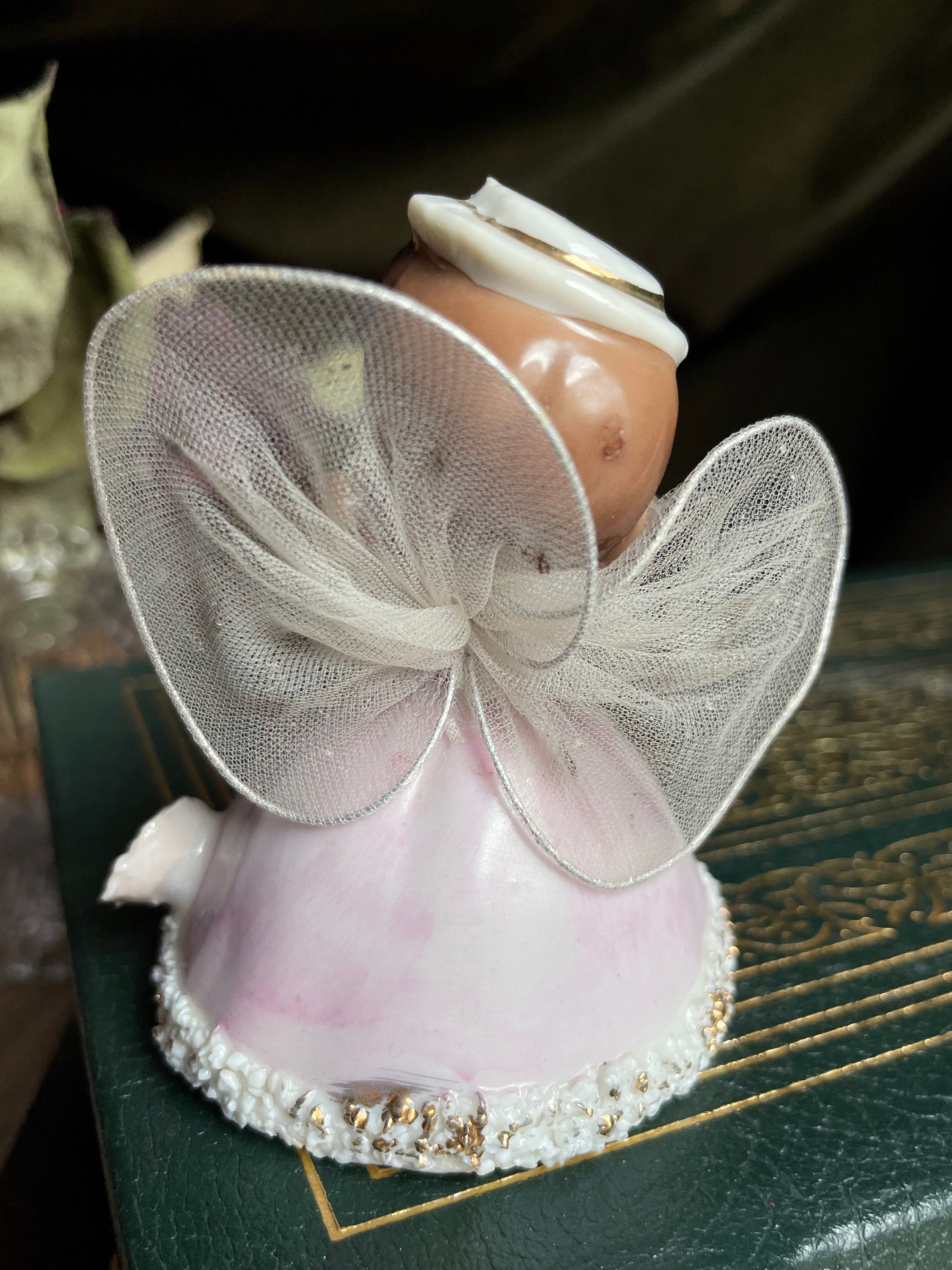1950's Wales Fairy Pixie Angel Adorable Midcentury Pink Pixie Angel ...