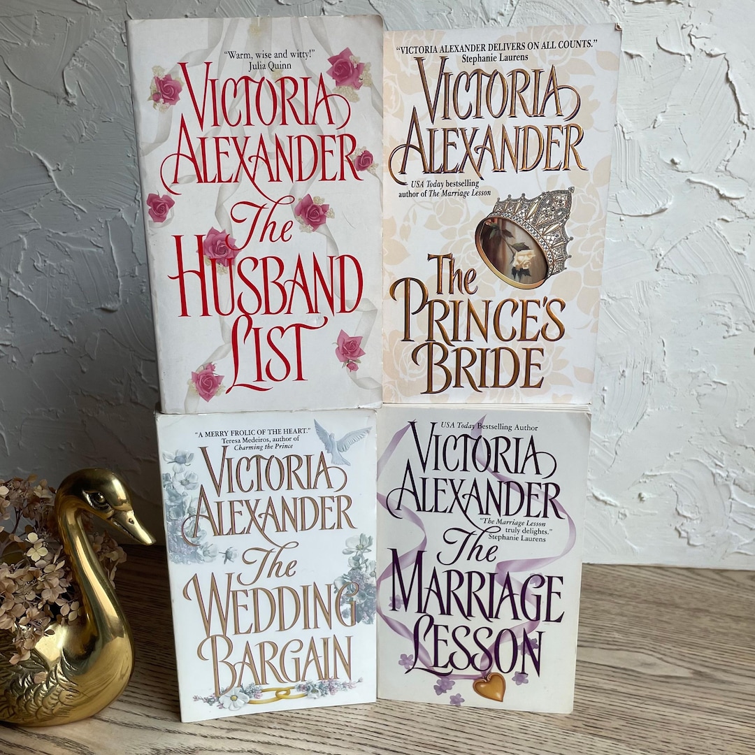 Vintage Historical Romance Books by Victoria Alexander From the ...