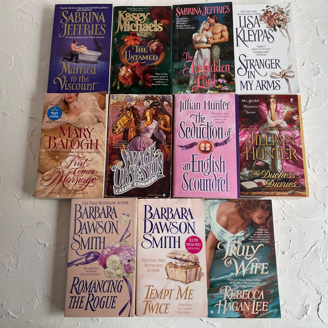 Vintage Historical Romance Paper Back Novel Lot Regency Romance Mary ...