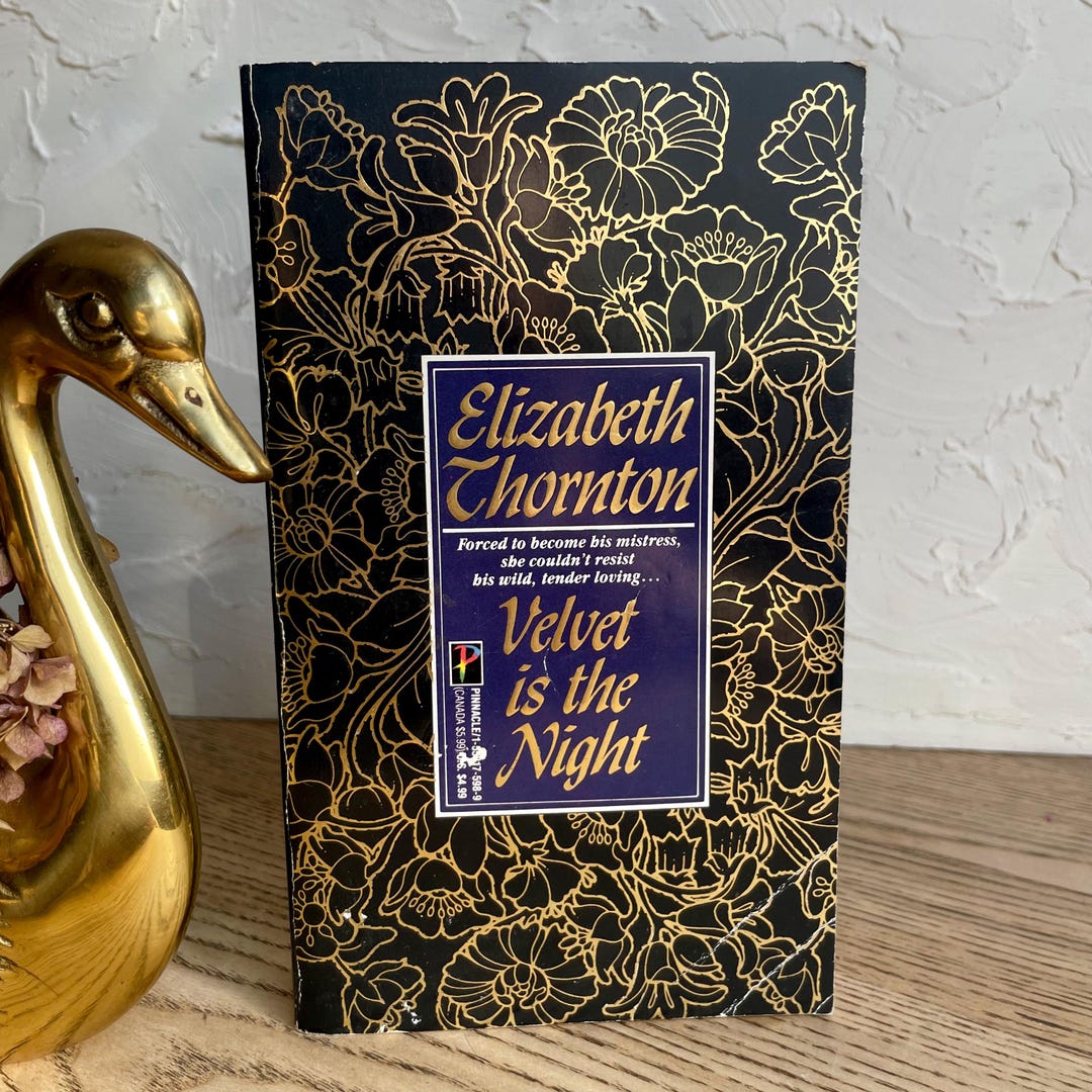 LIKE NEW --velvet is the Night by Elizabeth Thornton--deveraux Trilogy ...