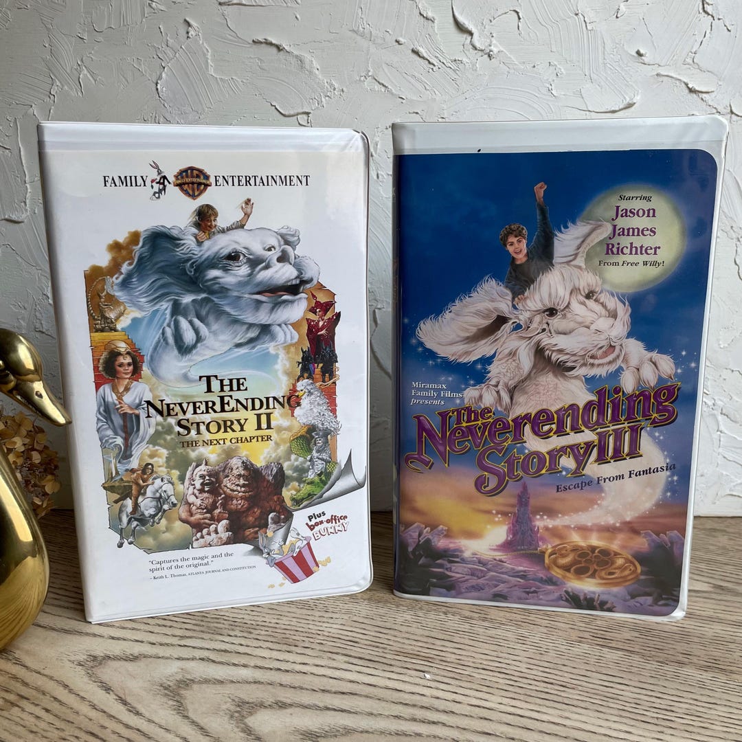 Neverending Story 2 & 3 VHS Tape Movies - Etsy