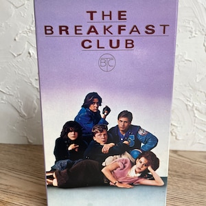 Vintage 1985 the Breakfast Club VHS -1980s Teen Movie - Etsy