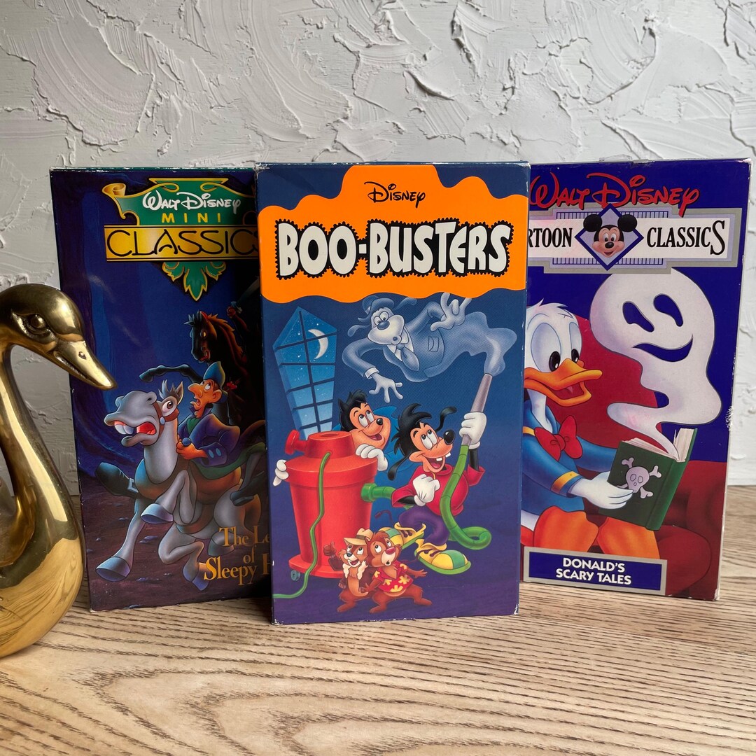 1990s Disney Halloween VHS Bundle: Boo-busters, Donalds Scary Tales ...