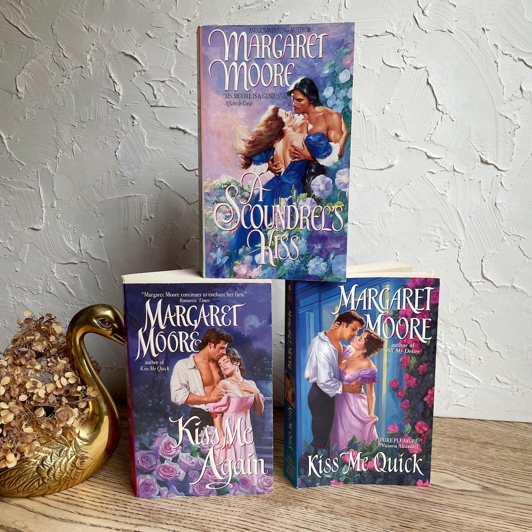 1990s Margaret Moore Historical Romance Book Bundle - Kiss Me Quick ...