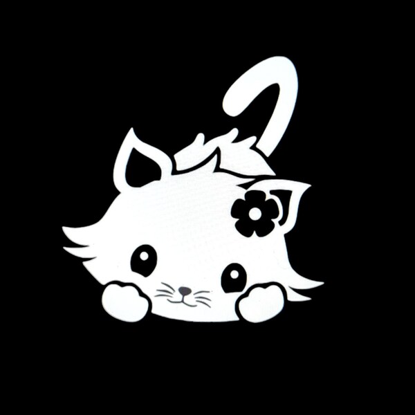 Kitty Decal - Etsy