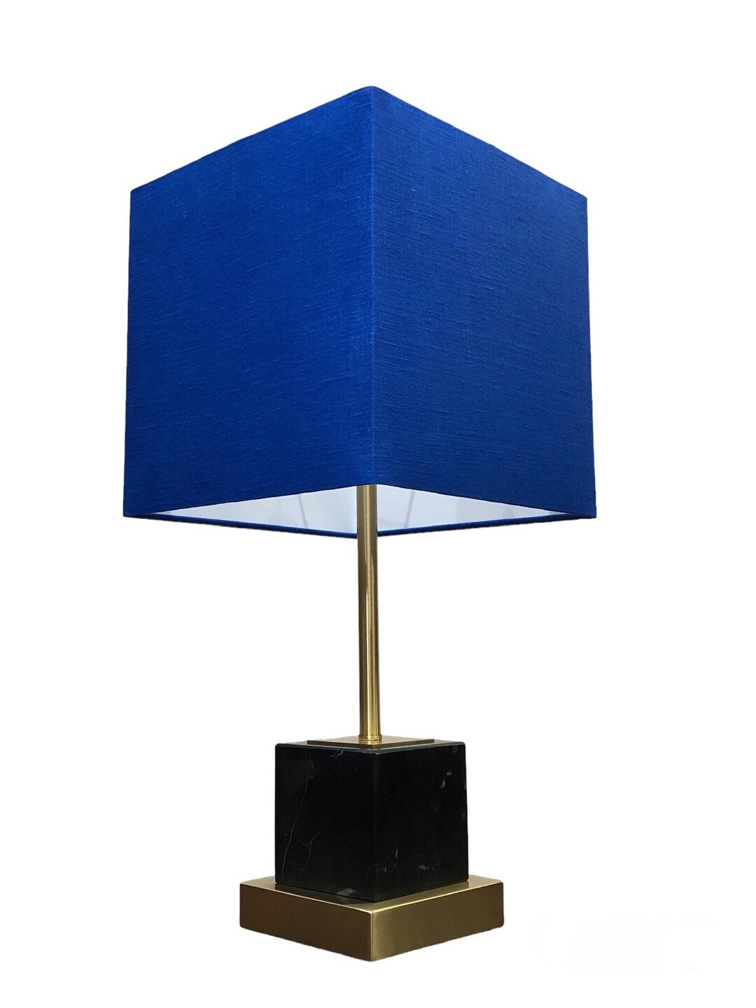 LAMPSHADE ONLY, Square Cube Box Lampshade, Linen Lampshade, Handmade ...