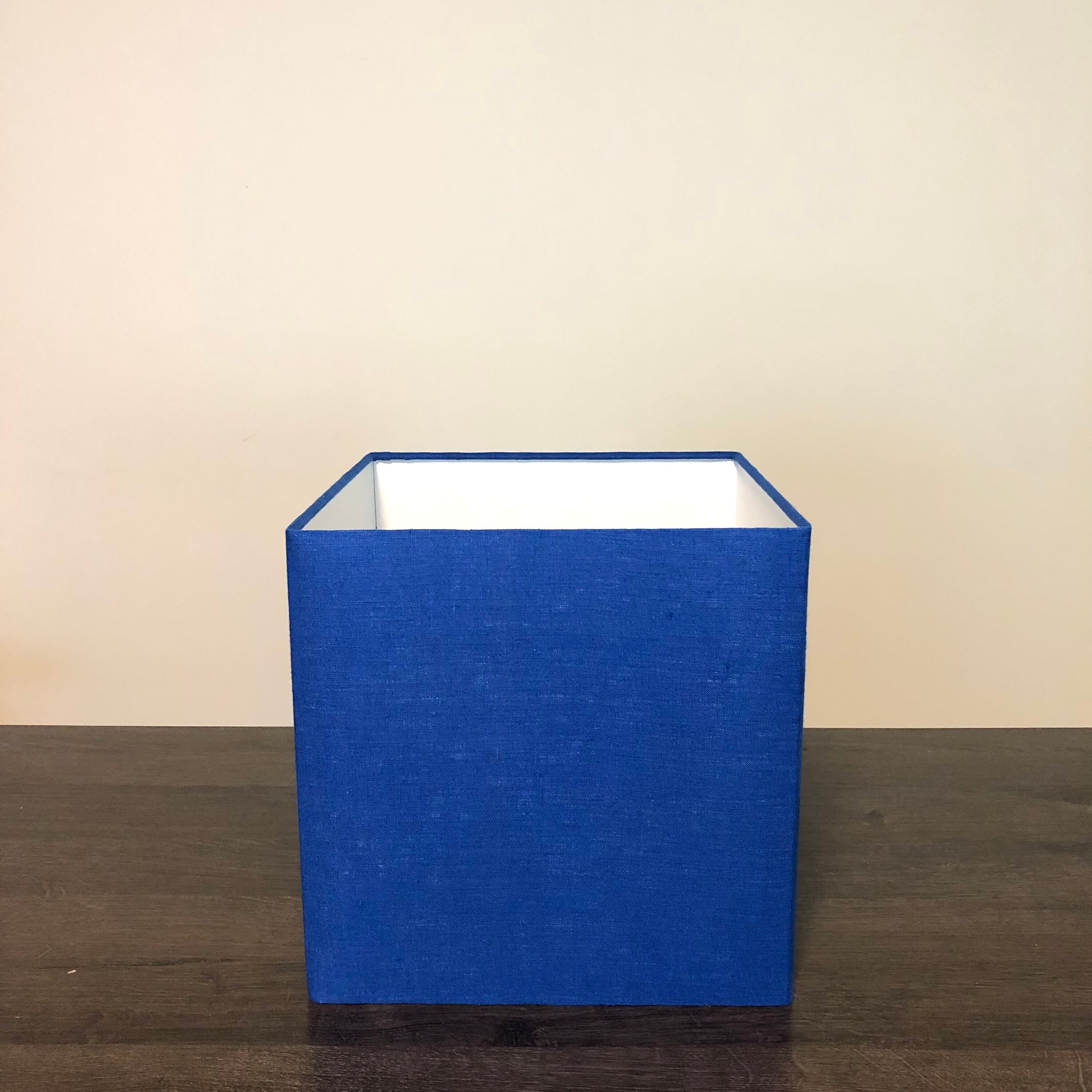 LAMPSHADE ONLY Square Cube Box Lampshade Linen Lampshade - Etsy