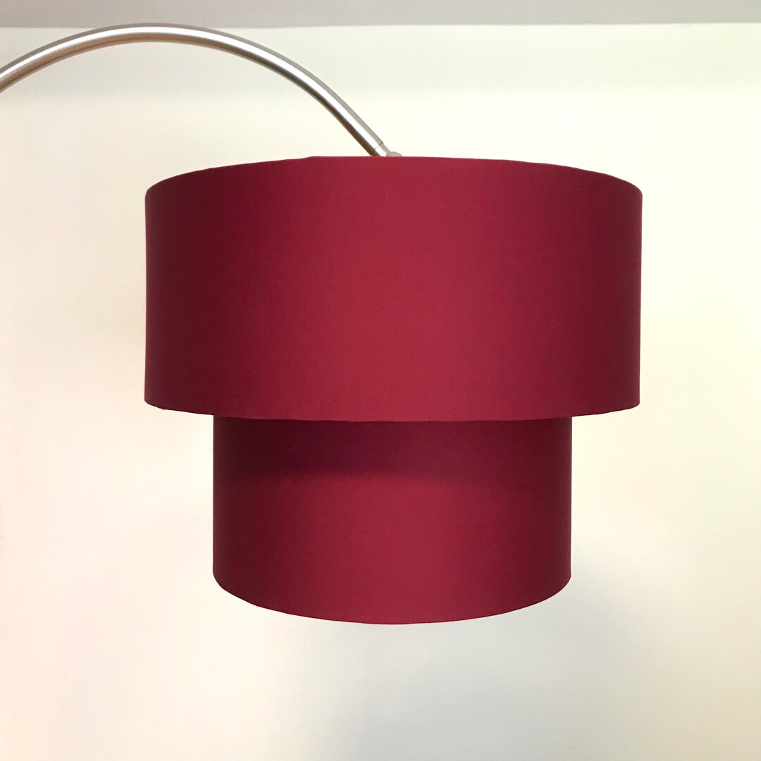 LAMPSHADE ONLY, Double Tiered Lampshade, 2 Tier Lampshade, Pendant ...