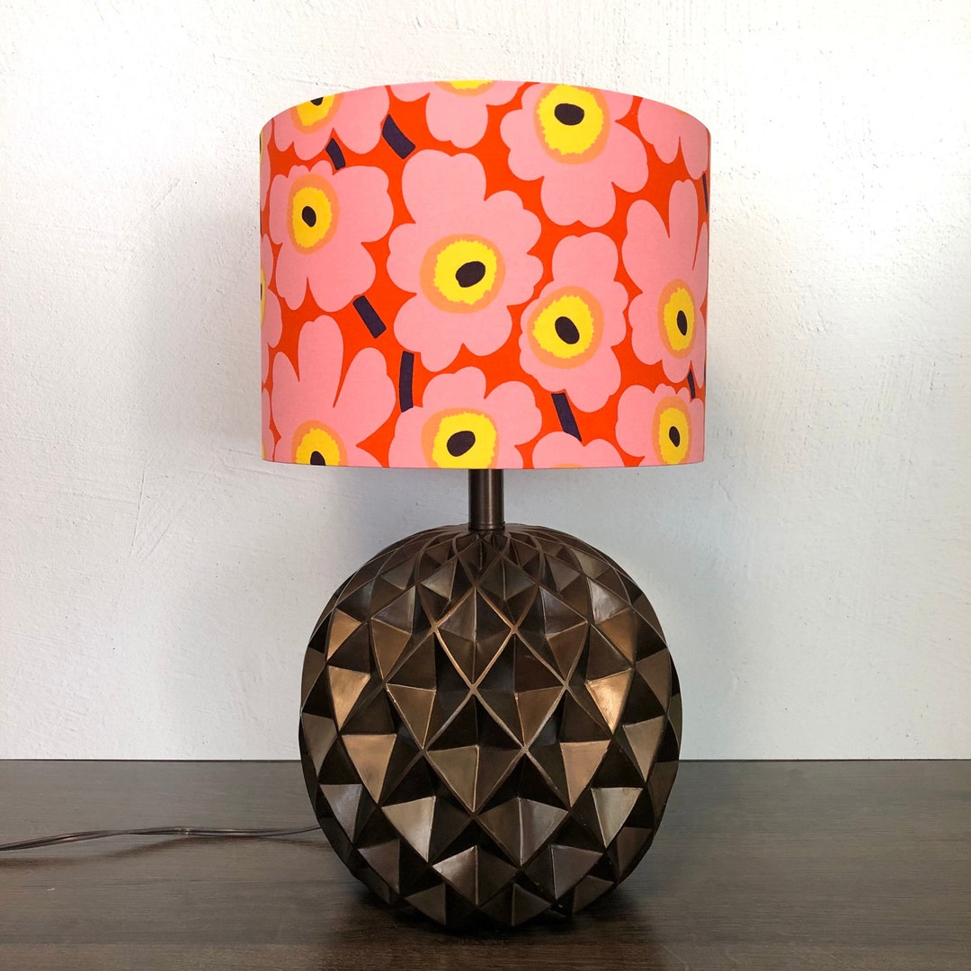 LAMPSHADE ONLY, Floral Lampshade, Poppy Lampshade, Handmade Lampshade ...